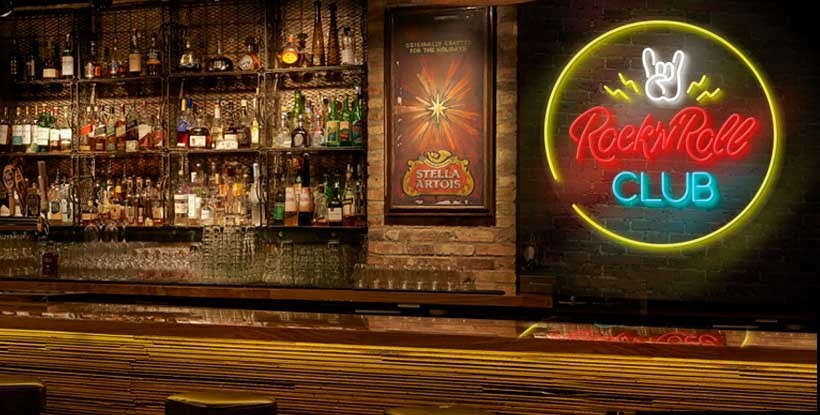 Neon Rock´n´Roll club - Diseño led luminoso