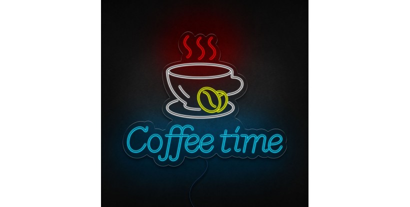 Neón coffee time