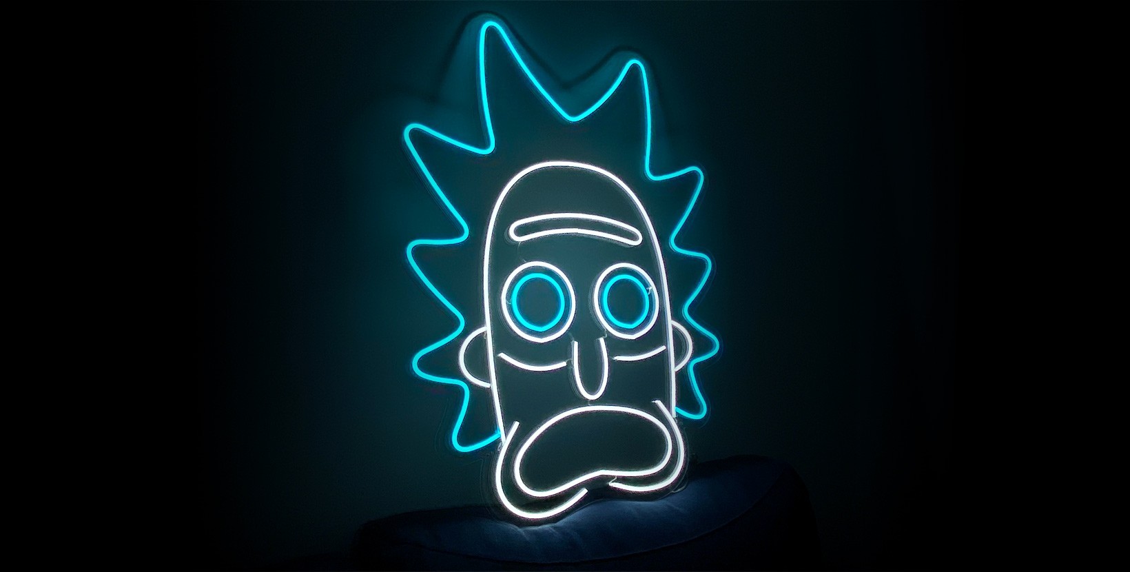 Neón Rick de Rick & Morty – Ilumina tu espacio con estilo geek