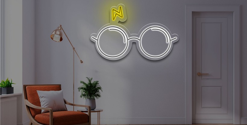 Neón inspiración Harry Potter - Rotula Tu mismo