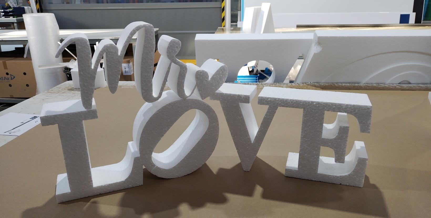 Letras de corcho barato | Letras en poliespan para decoración