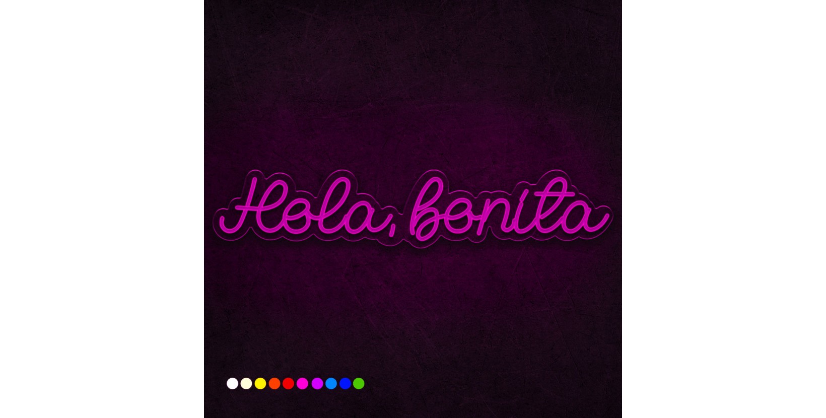 Neón Hola bonita - Rotula Tu mismo