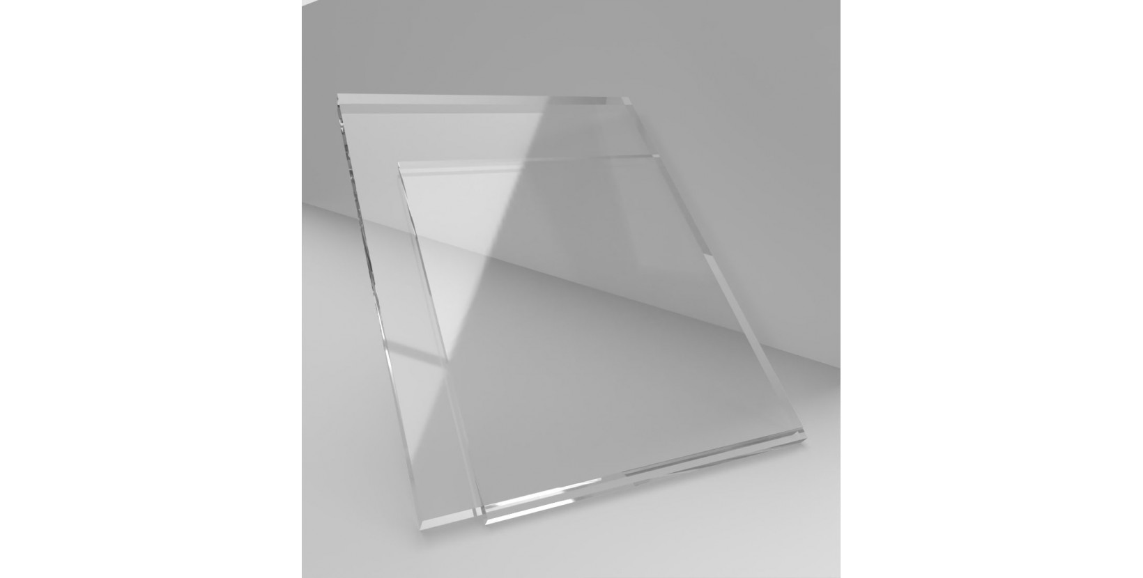 Plancha de metacrilato transparente a medida