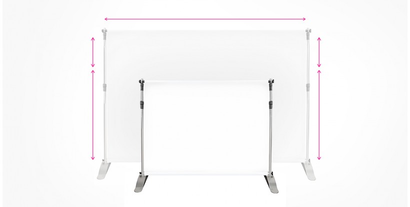 Banner plegable para photocall (solo estructura)