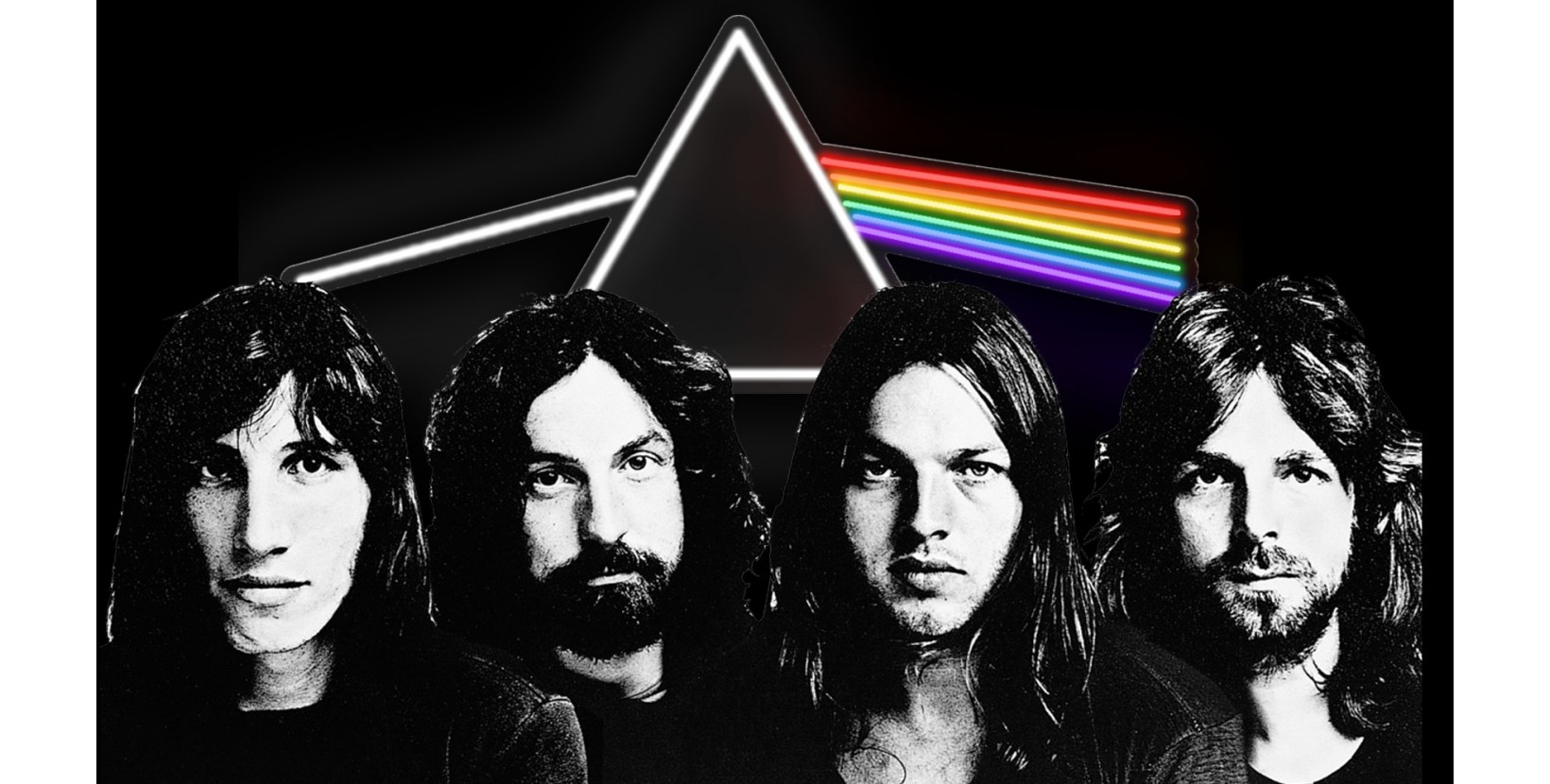 Neón Triángulo Pink Floyd Dark Side of The Moon | Pink Floyd Neon